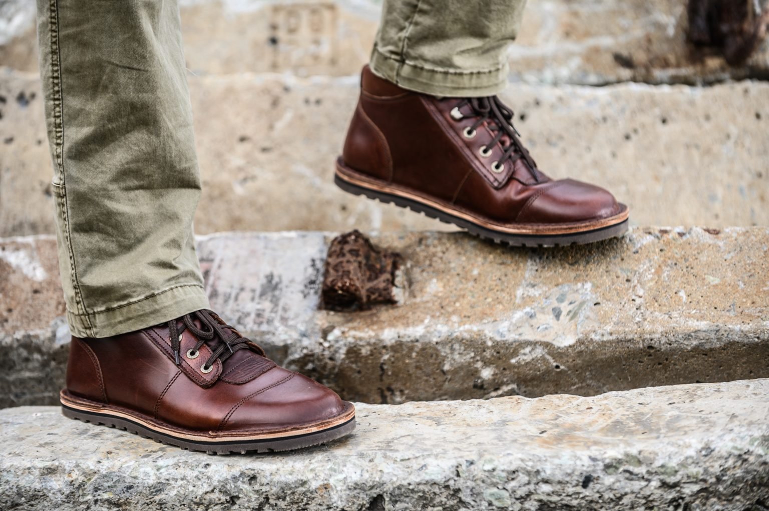 Barefoot African Ranger - Walnut Veg Tan - Jim Green