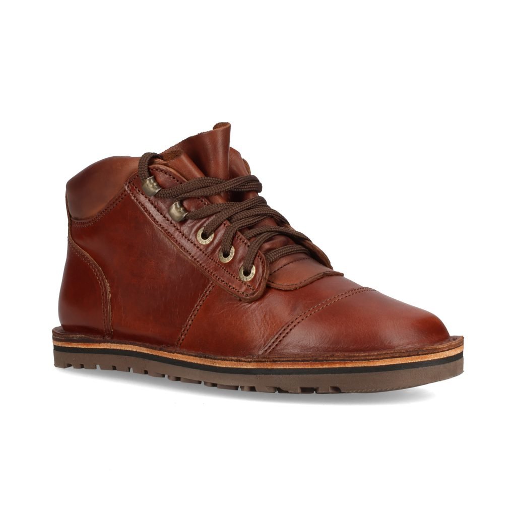 African Ranger Barefoot Boot - Walnut Veg Tan - Jim Green