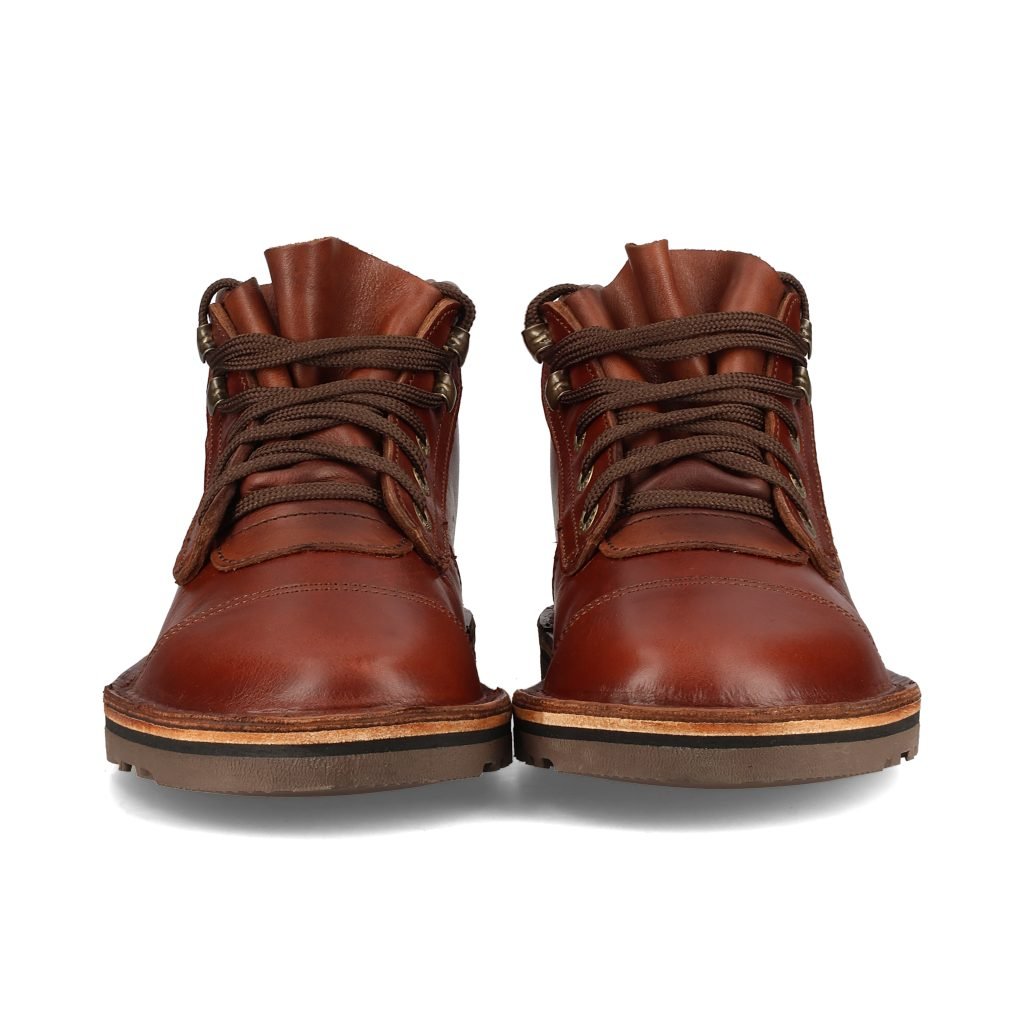 African Ranger Barefoot Boot - Walnut Veg Tan - Jim Green